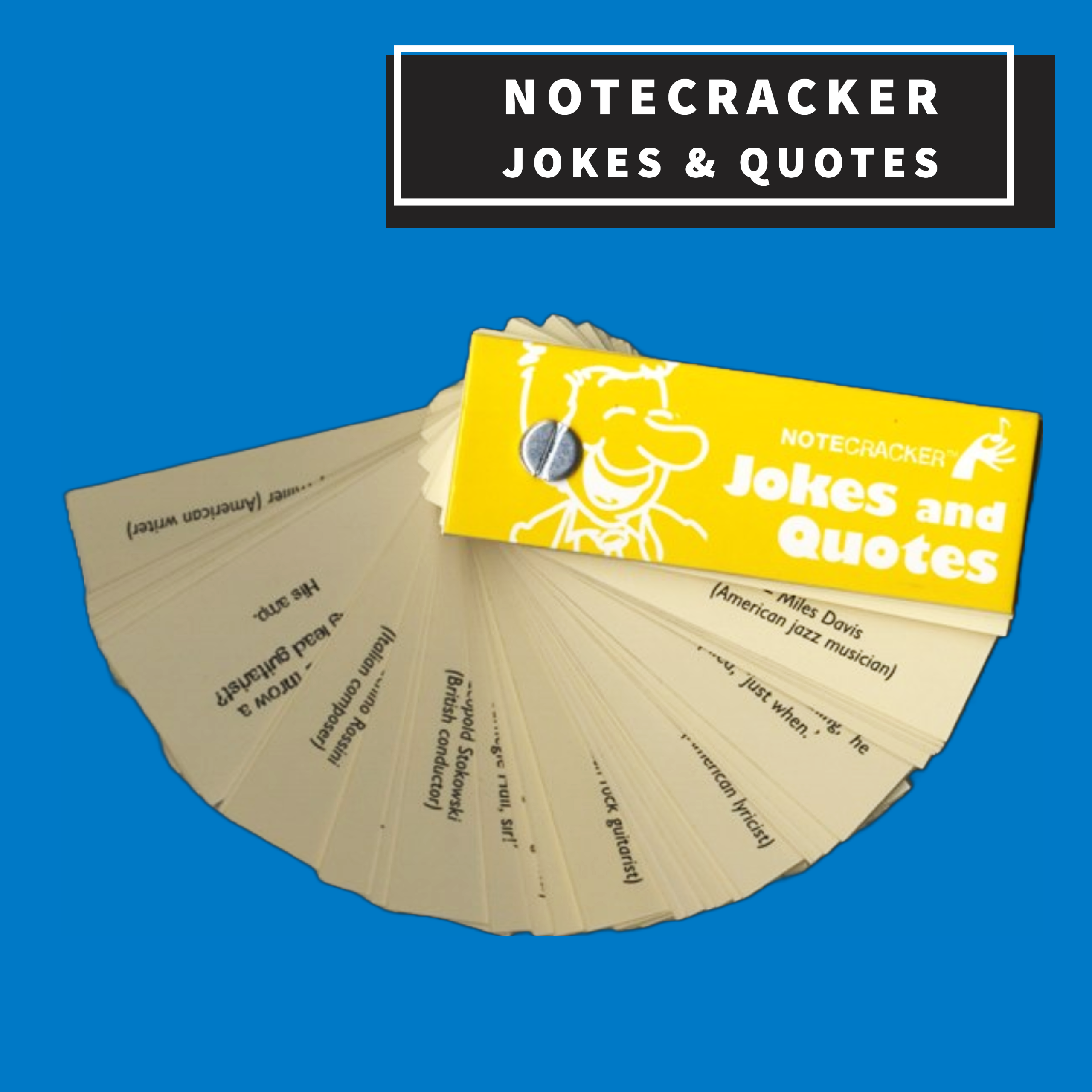 Notecracker - Musical Jokes & Quotes (70 Fun Learning Cards) – Music2u ...