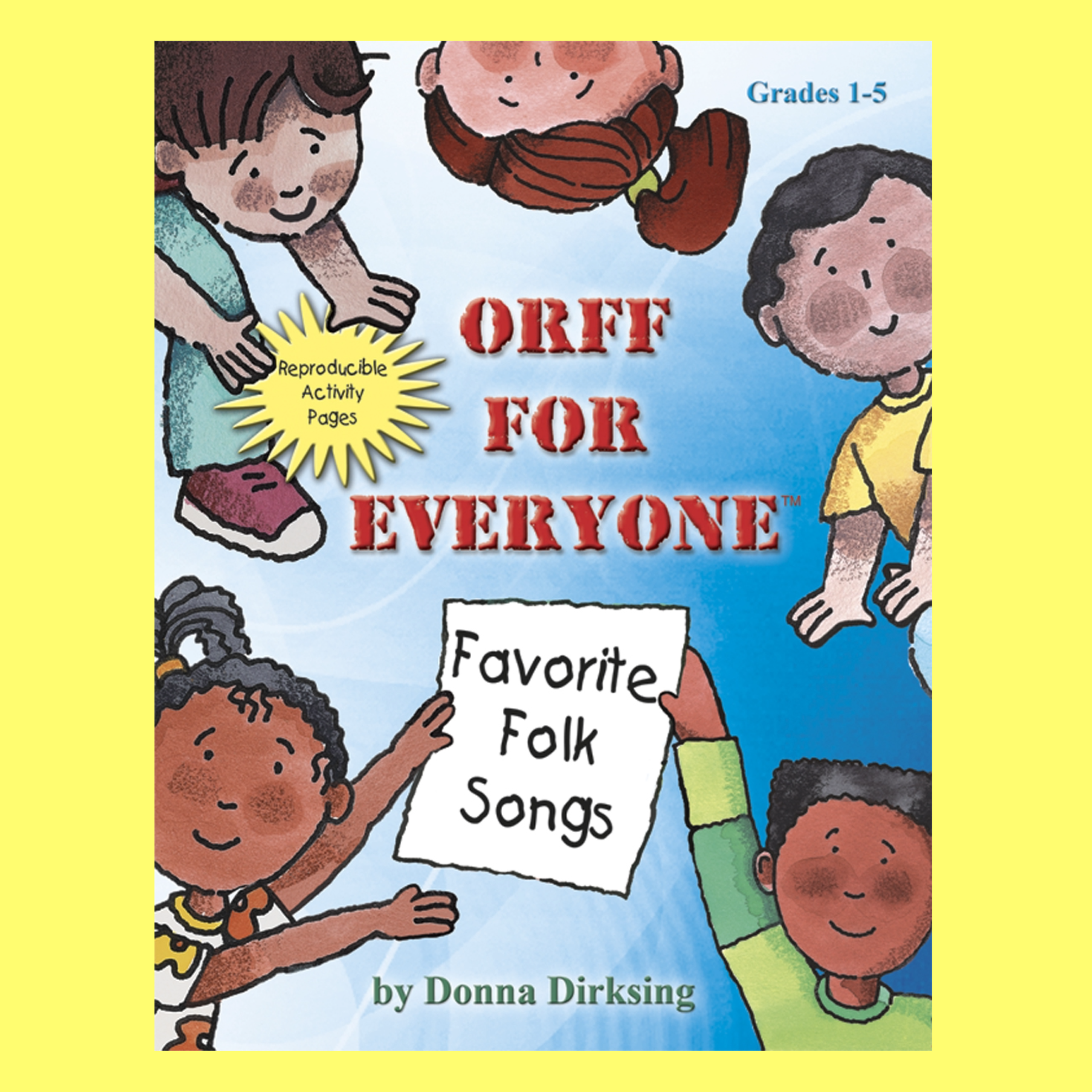 Orff For Everyone Favorite Folk Songs Book – Music2u.com.au