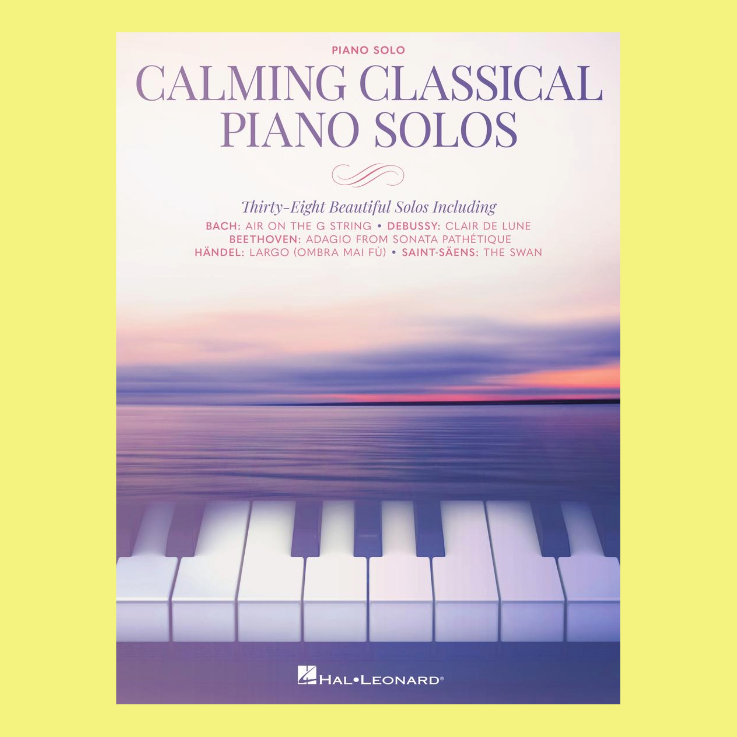 Calming Classical Piano Solos Book – Music2u.com.au