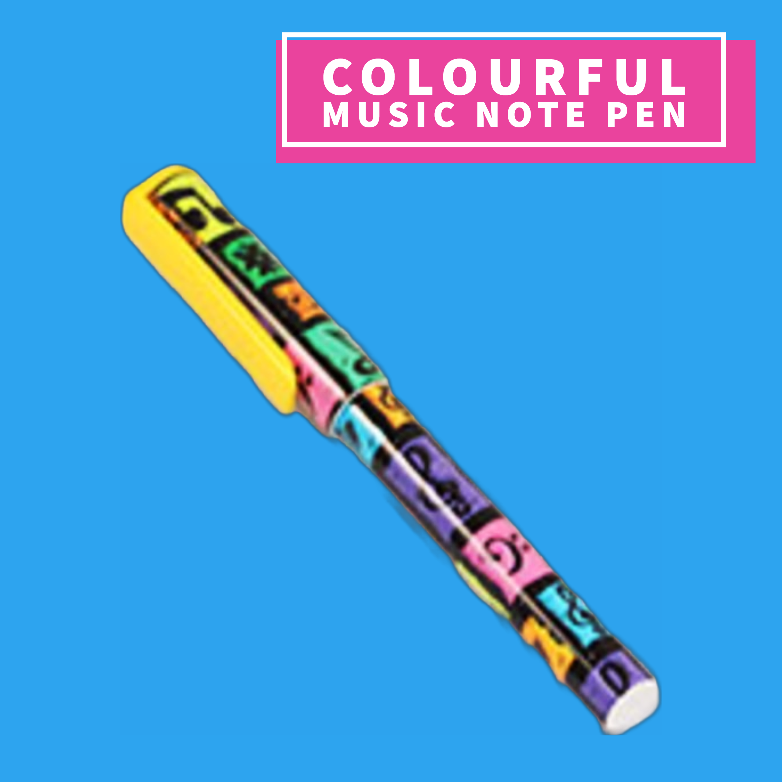 Colourful Music Note Pen – Music2u.com.au