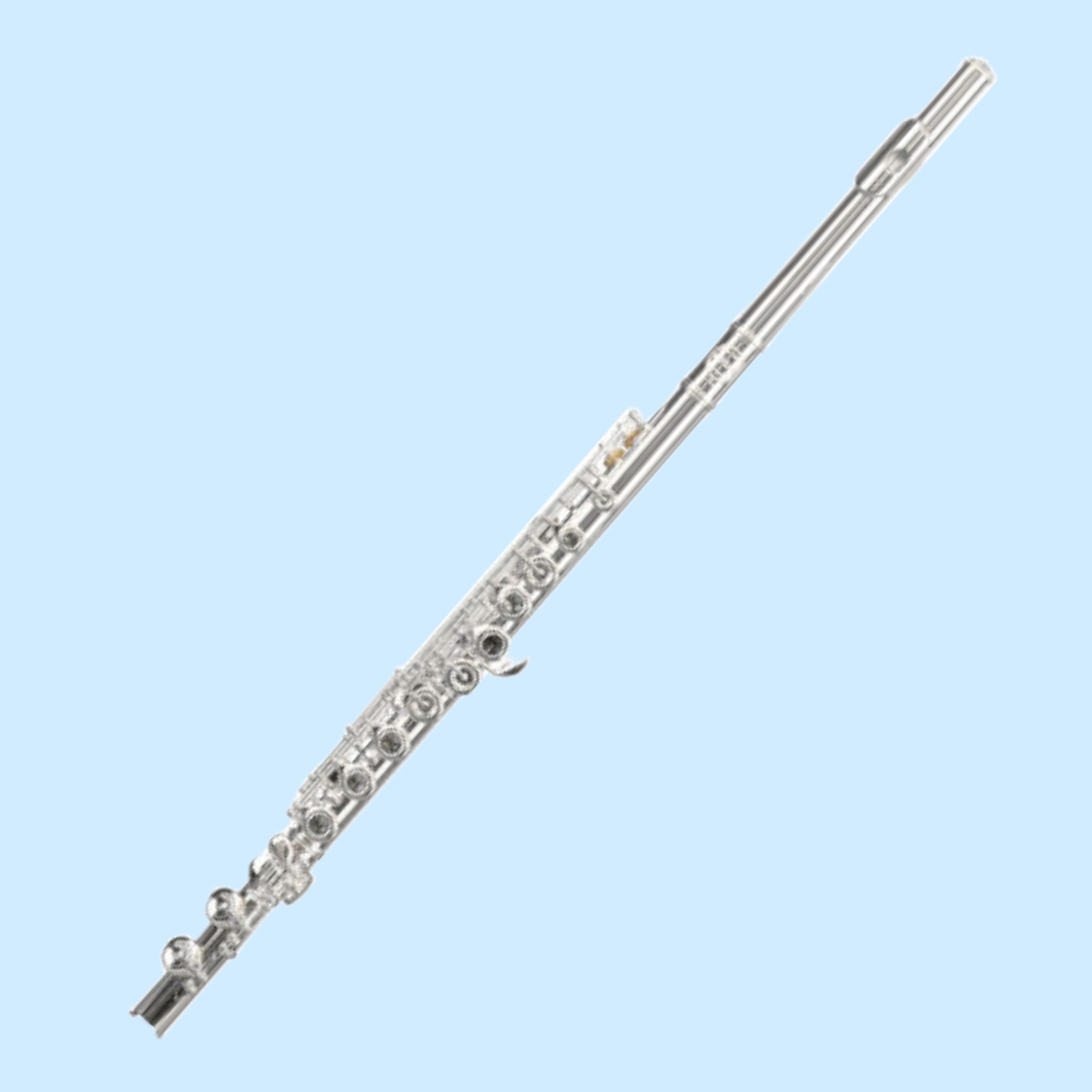 Grassi Silver Plated Closed Hole French Style Flute (Intermediate Flut ...