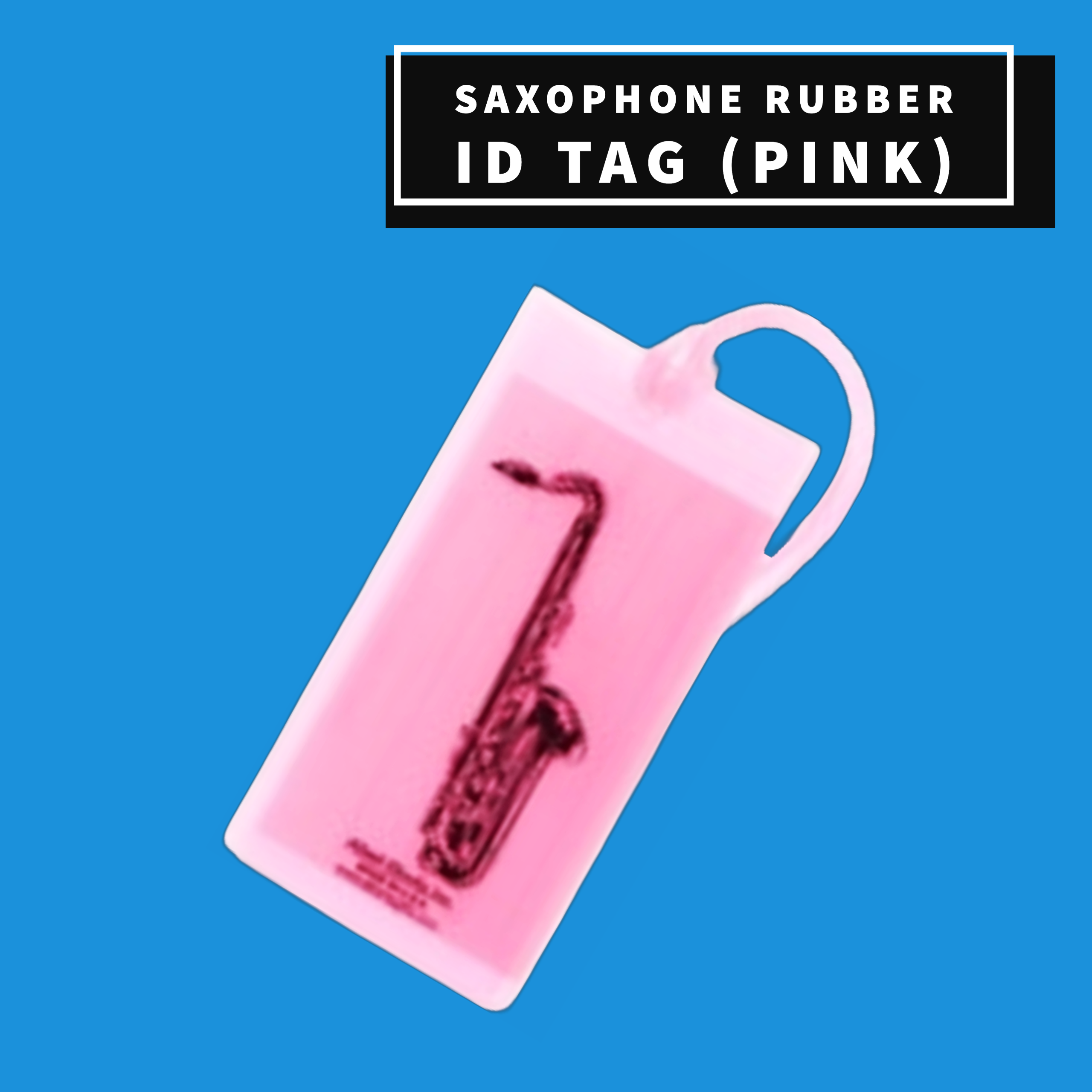 Soft Rubber ID Tag for Saxophone – Music2u.com.au