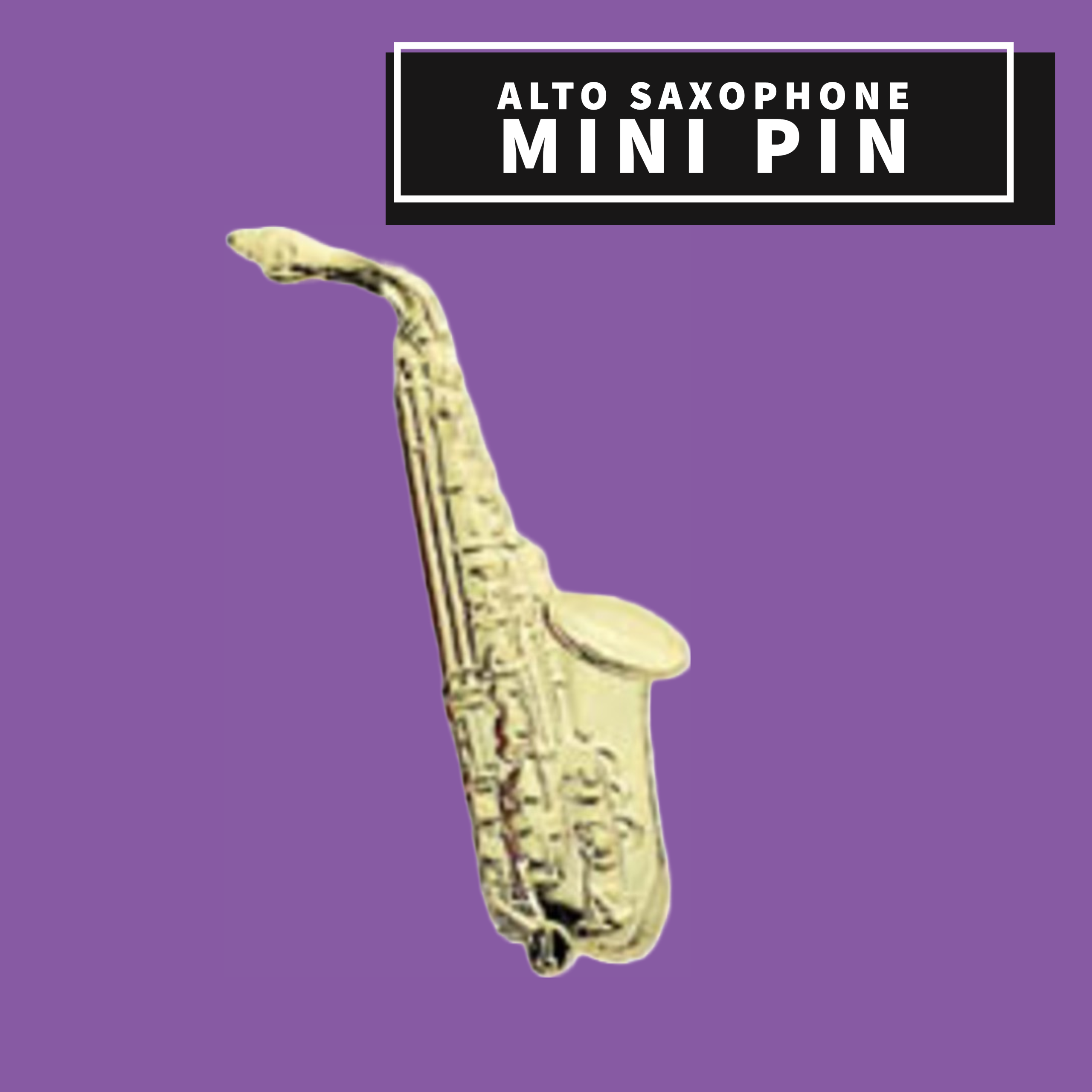 Alto Saxophone Mini Pin – Music2u.com.au
