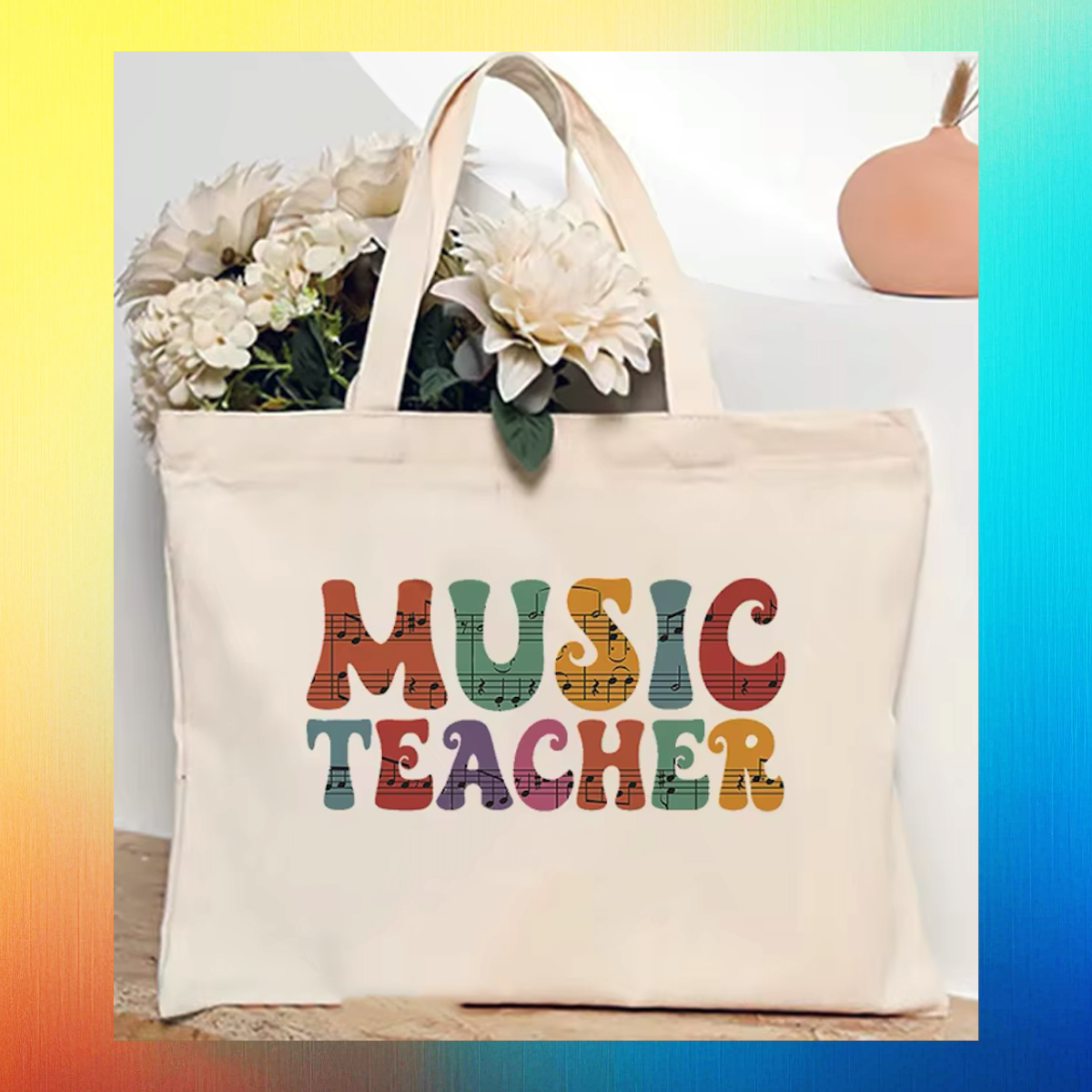 Music Teacher Tote Carry Bag (40cm x 34cm) – Music2u.com.au