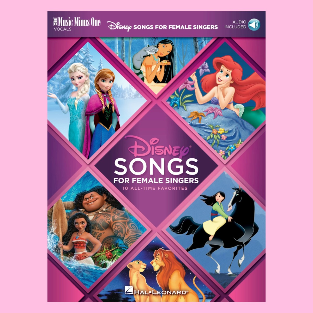 Disney Songs For Female Singers Book/Online Audio – Music2u.com.au