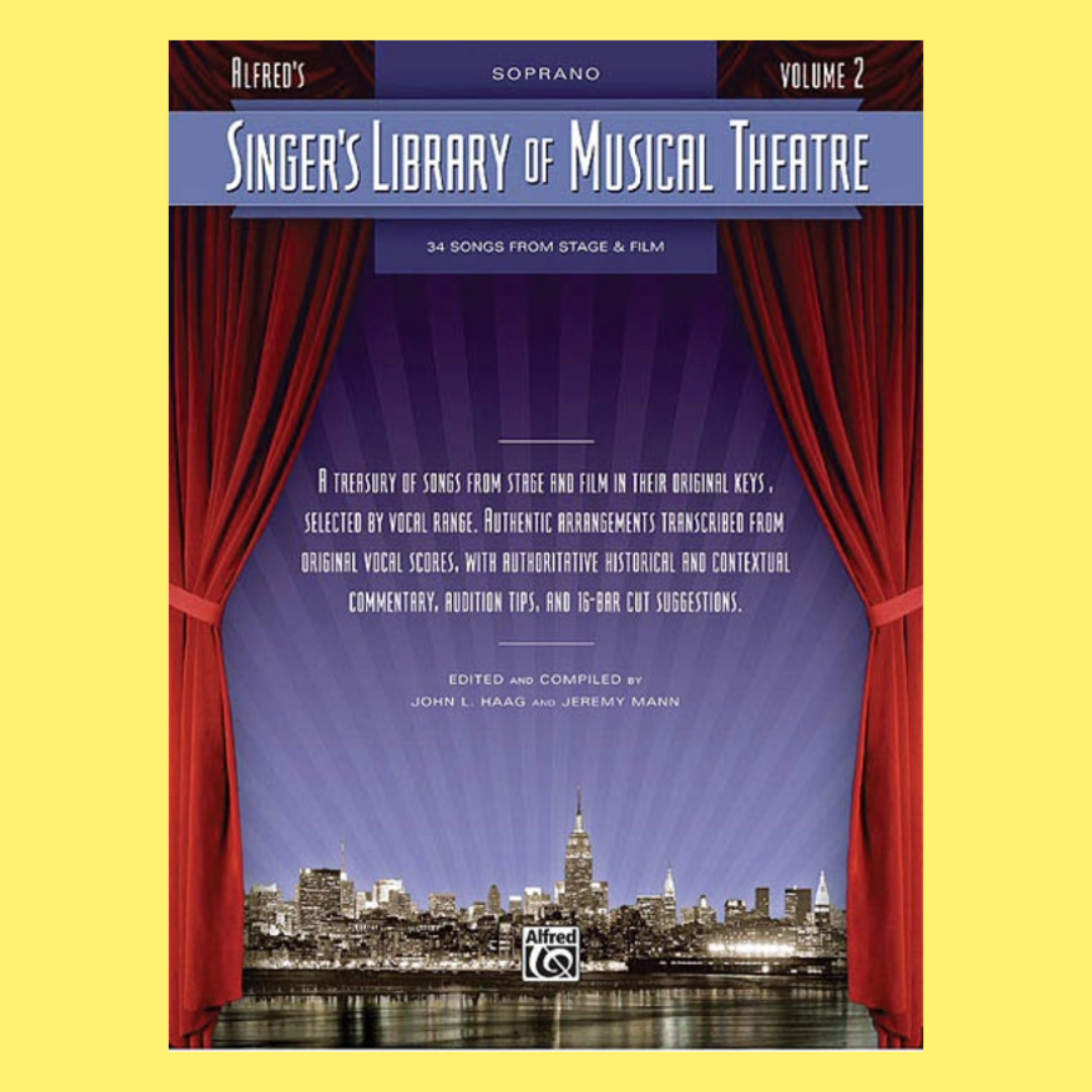 Singers Library Of Musical Theatre V2 Soprano – Music2u.com.au