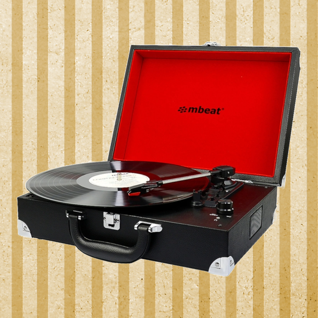 MBeat 60's Style Retro Briefcase USB Turntable – Music2u.com.au