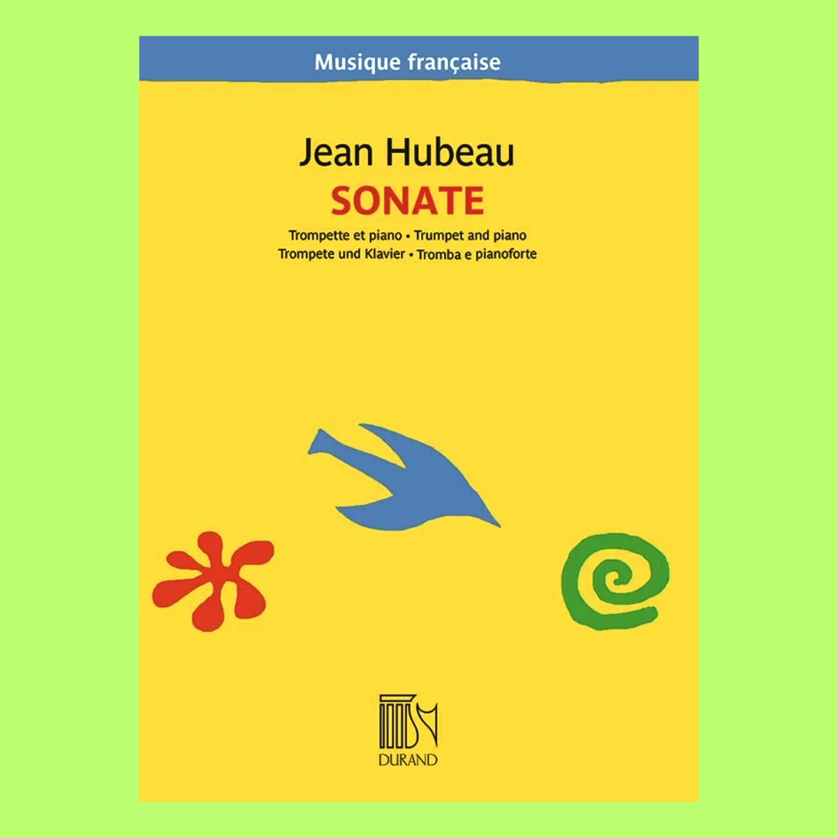 Jean Hubeau - Sonata Trumpet with Piano Accompaniment Book – Music2u.com.au