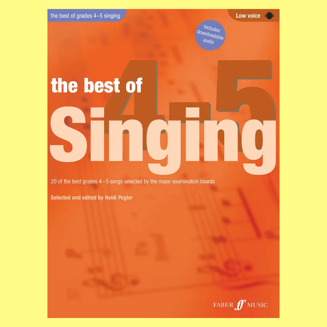 Best Of Singing - Grade 4-5 Low Voice Book/Online Audio – Music2u.com.au