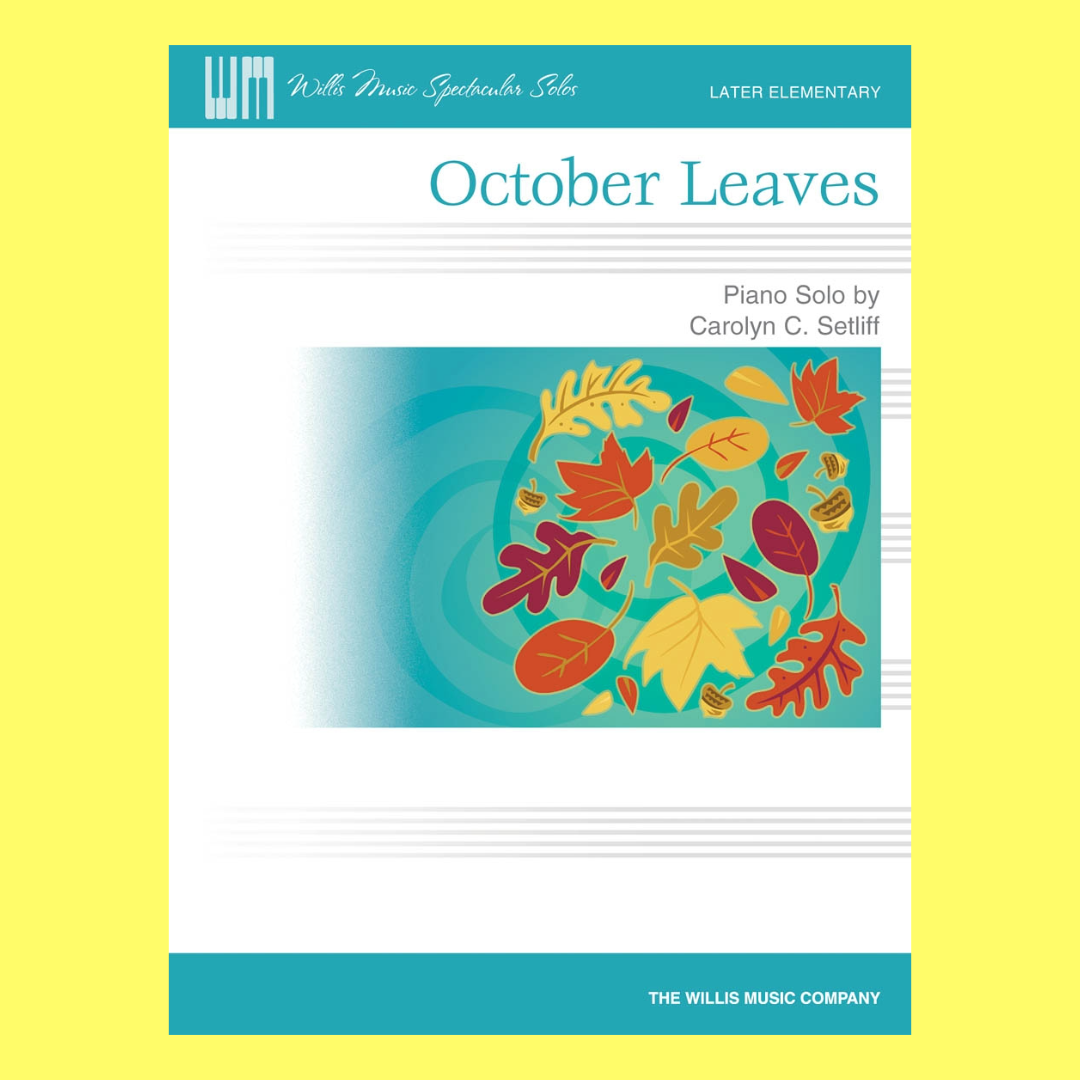 October Leaves - Piano Sheet Music – Music2u.com.au