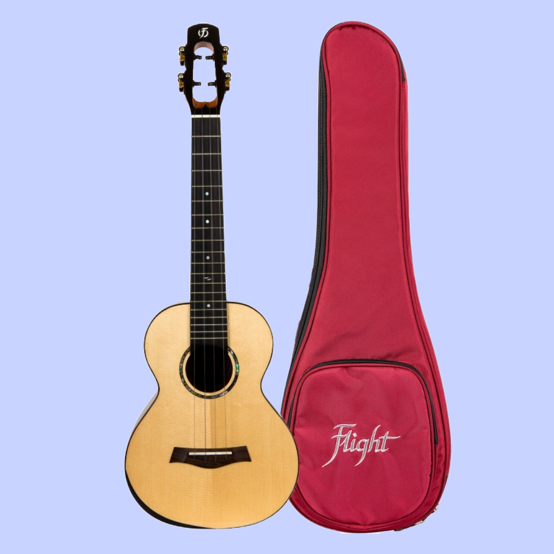 Flight Voyager EQ-A Tenor Ukulele With Deluxe Padded Gig Bag – Music2u ...