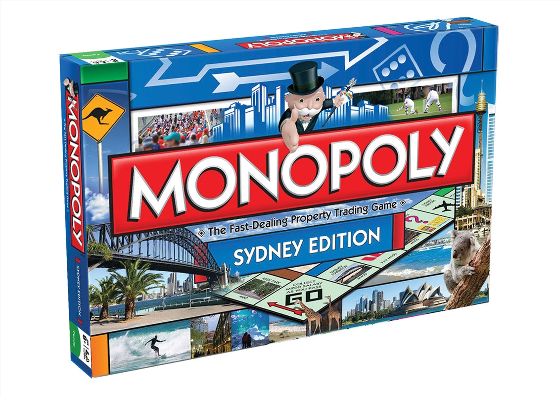Boardgame: Monopoly: Sydney Edition – Music2u.com.au
