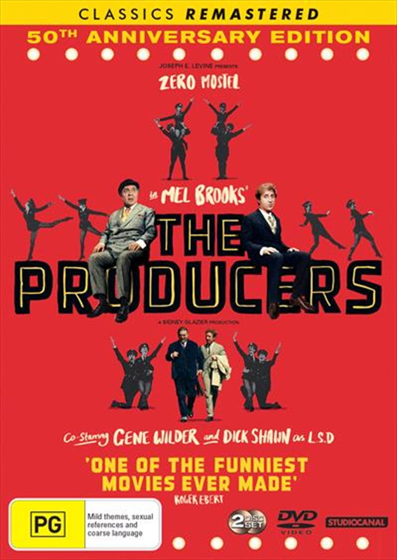 Producers - 50th Anniversary Edition - Remastered, The DVD – Music2u.com.au