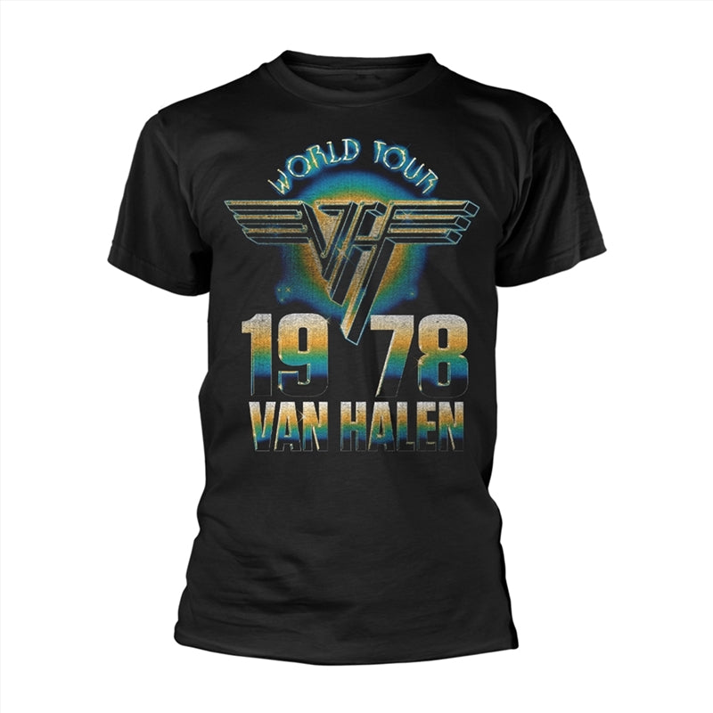 Van Halen - World Tour '78 - Black - 5XL – Music2u.com.au