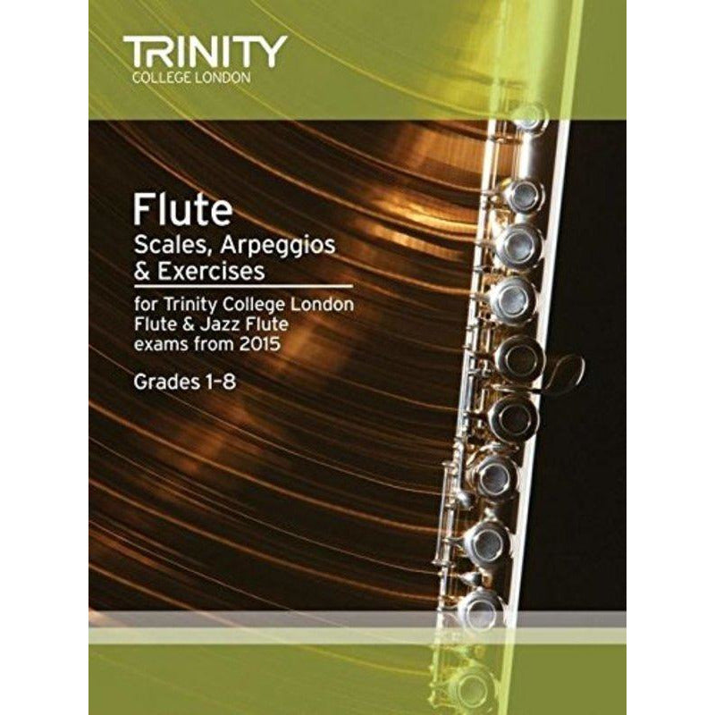 Flute Scales Arpeggios & Exercises Grade 1-8 From 2015 – Music2u.com.au