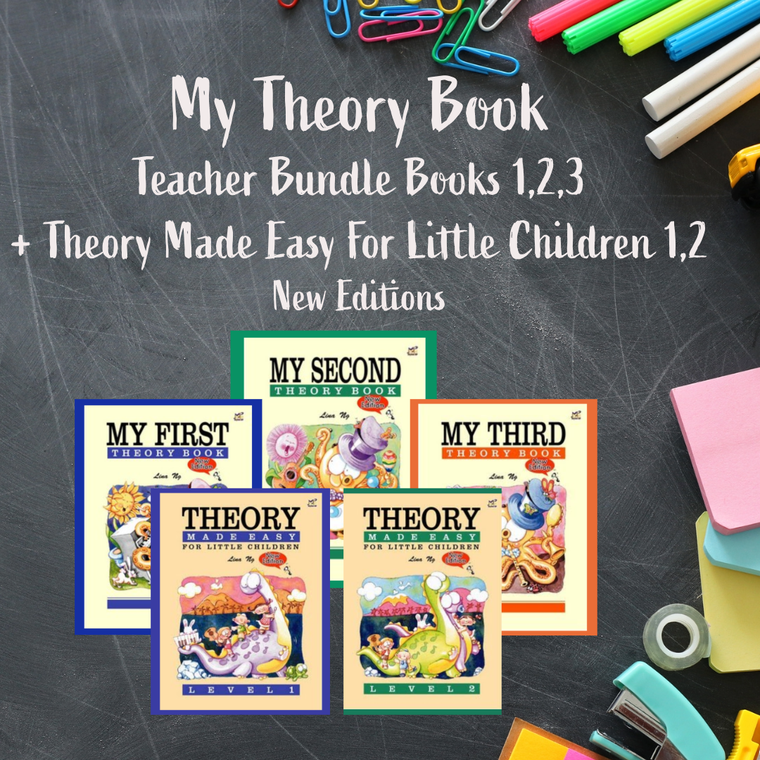 My Theory Book - Teacher Bundle B (Books 1,2,3 + Theory Made Easy 1,2 ...