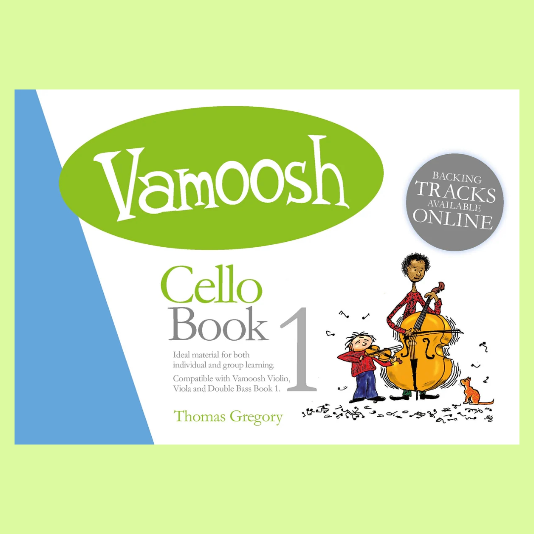 Thomas Gregory - Vamoosh Cello Book 1 with Online Audio – Music2u.com.au