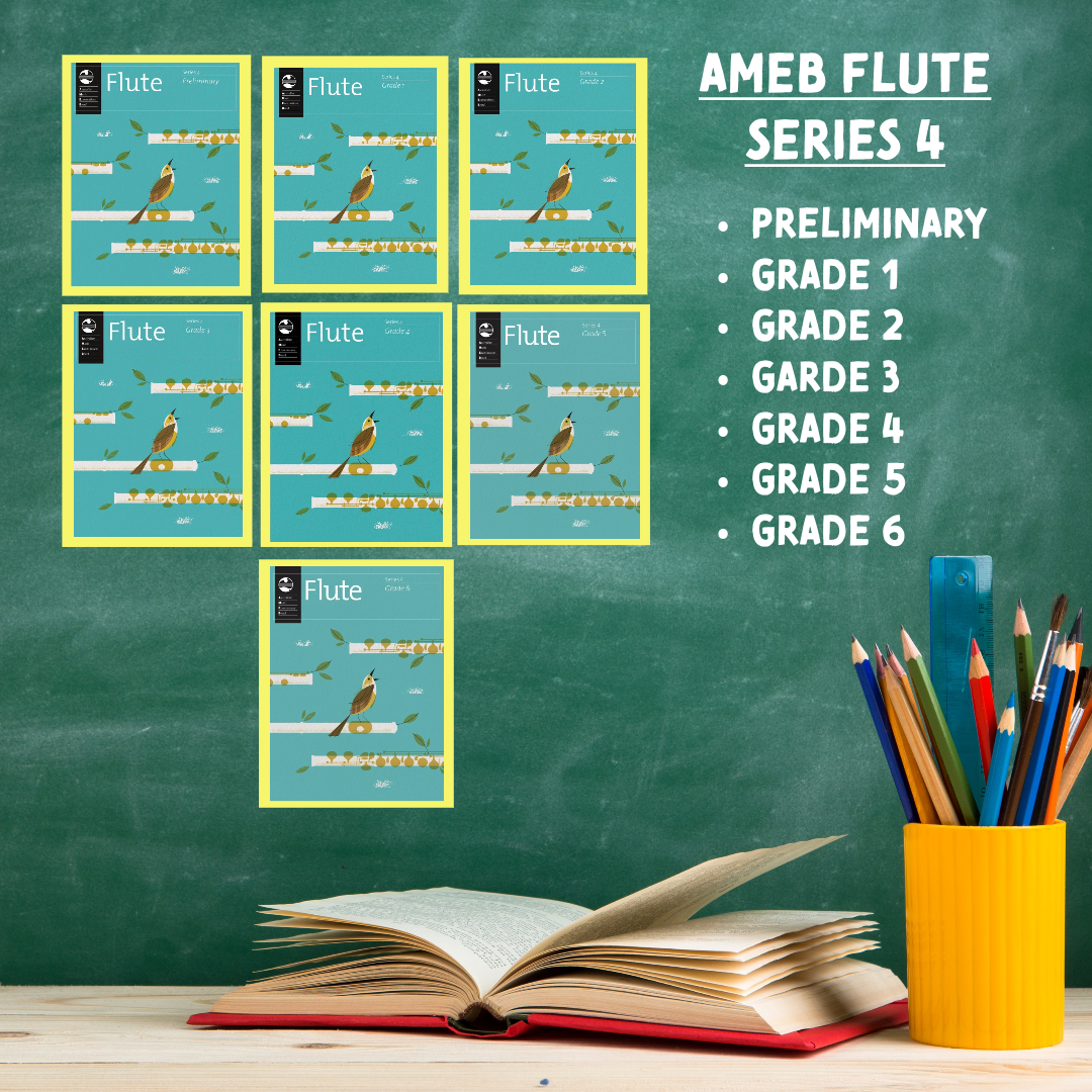 AMEB Flute Series 4 - Teacher's Pack C (Preliminary -Grade 6) 7 x Book ...