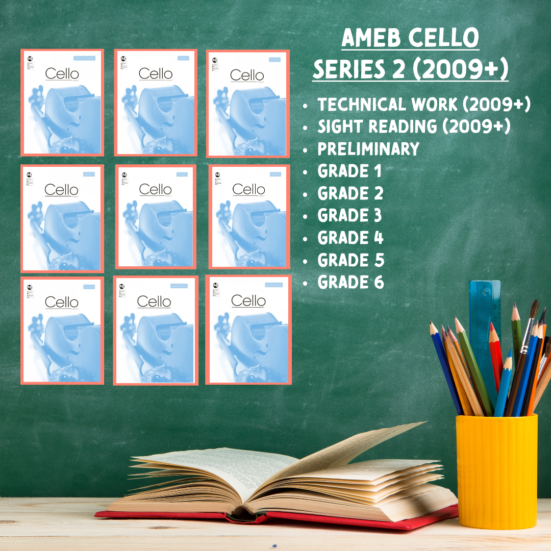 AMEB - Cello Series 2 - Teacher Pack A (Preliminary to Grade 6 + Techn ...