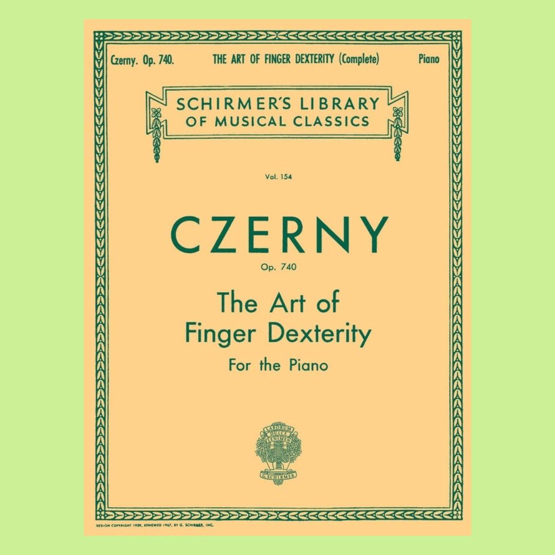 Czerny - Art Of Finger Dexterity Op 740 Piano Book – Music2u.com.au