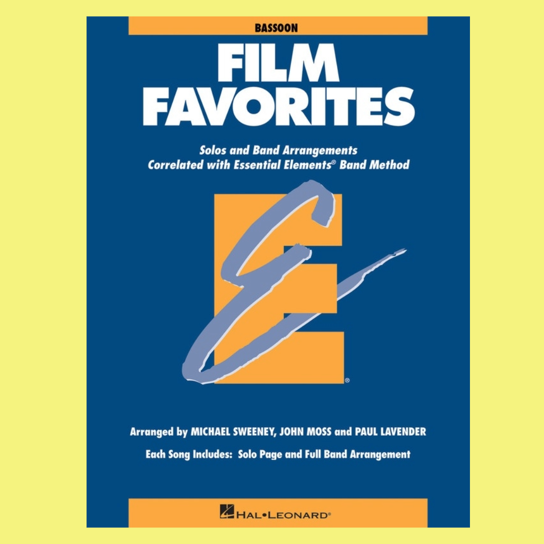 Essential Elements - Film Favorites Bassoon Book – Music2u.com.au