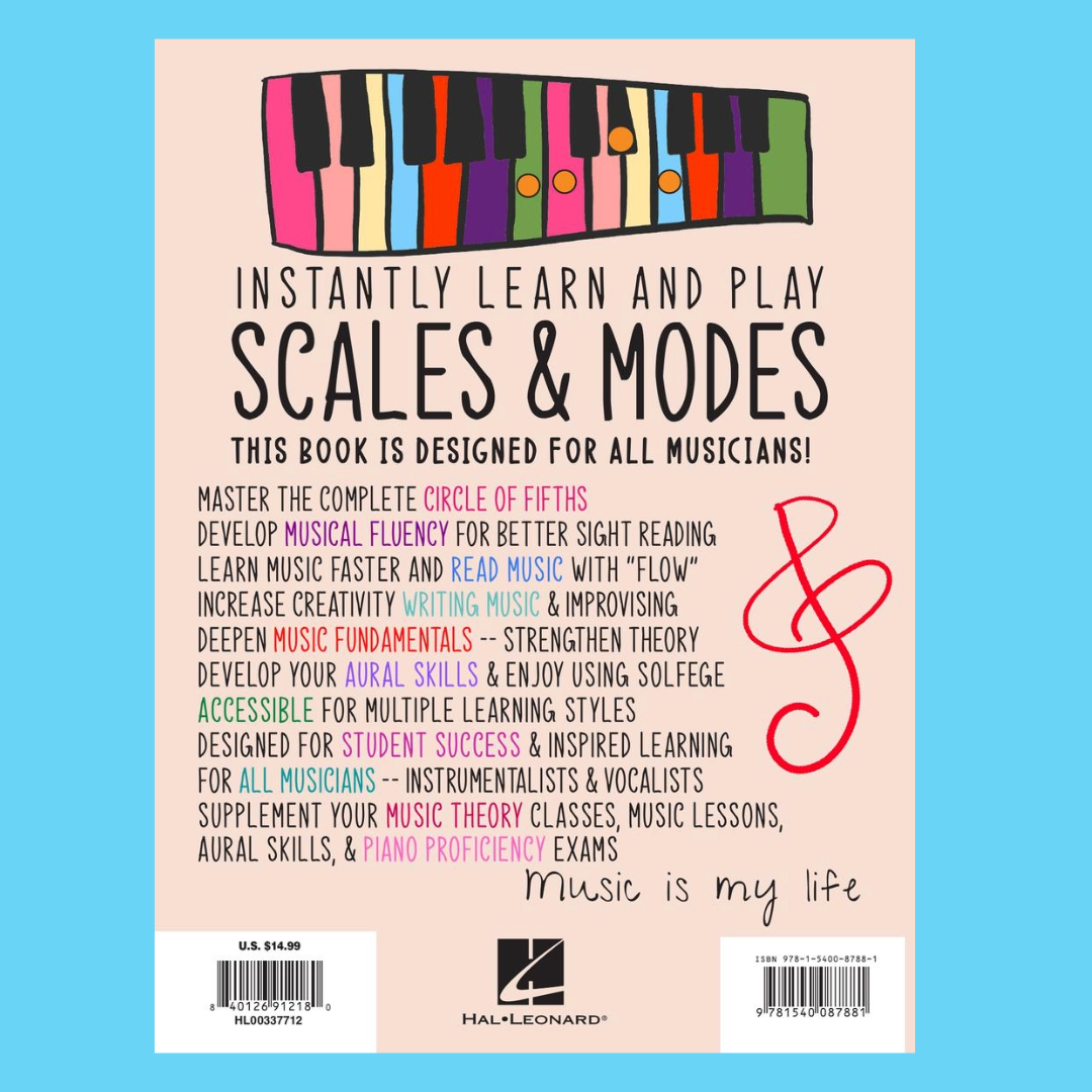 Visualize Keyboard Scales & Modes Book – Music2u.com.au