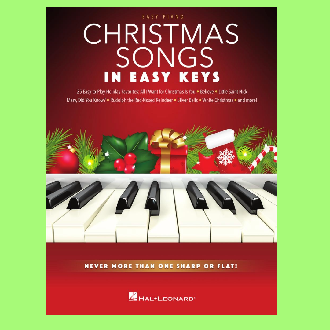 Christmas Songs In Easy Keys - Easy Piano Songbook – Music2u.com.au