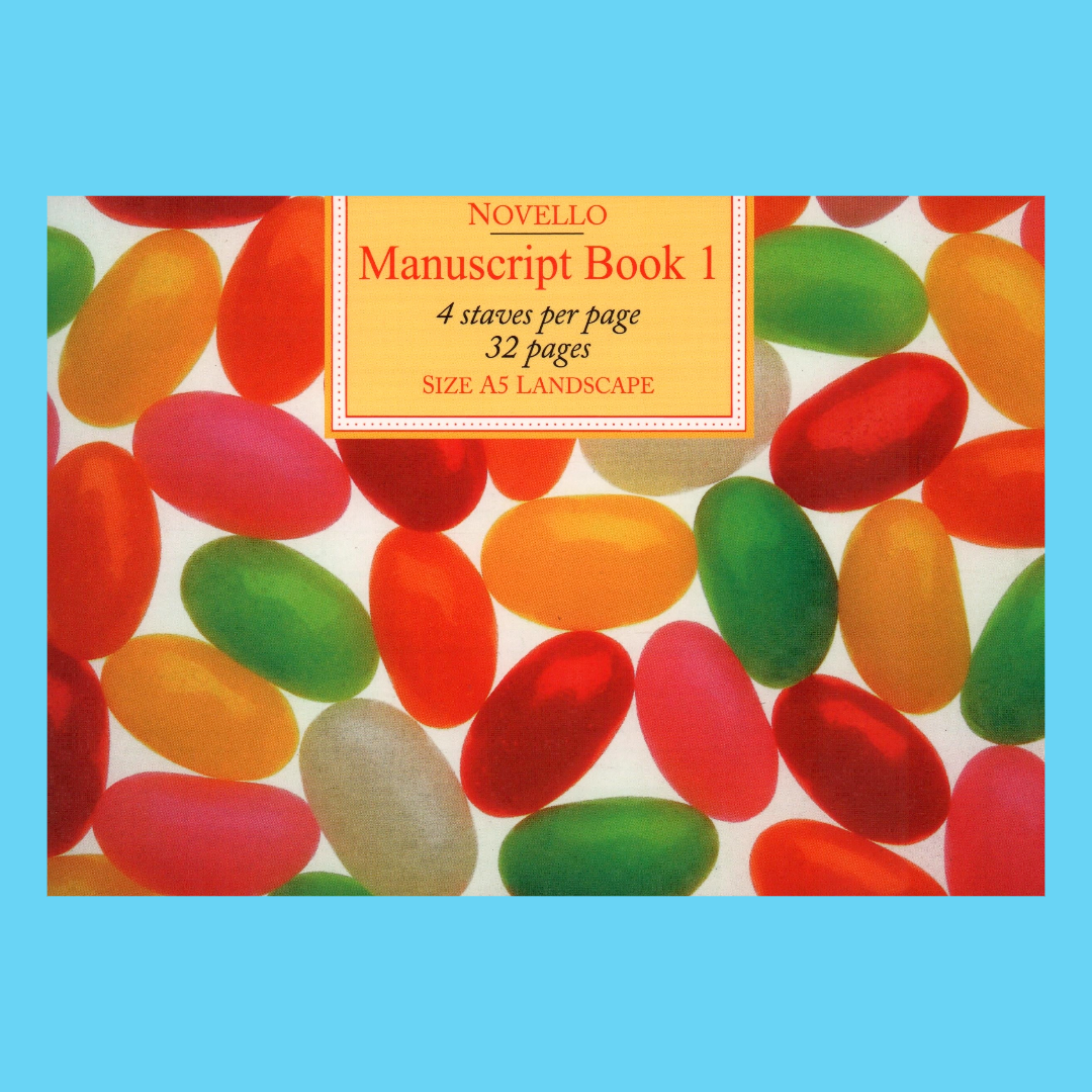 A5 Novello Landscape Manuscript Book 1 - 4 Stave (32 pages) – Music2u ...