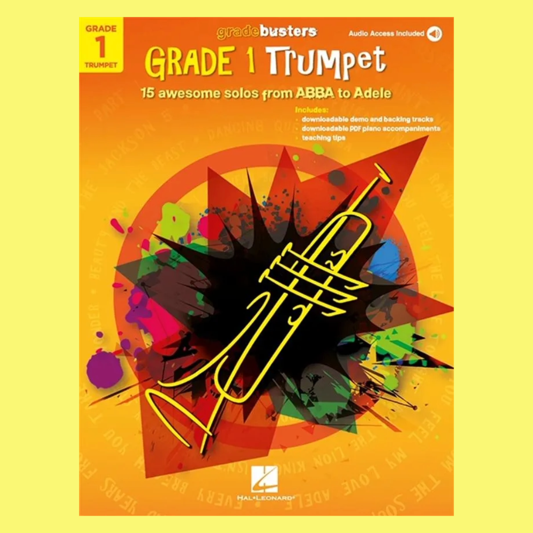 Gradebusters Grade 1 Trumpet Book/Online Audio (Popular Songs for Grade ...