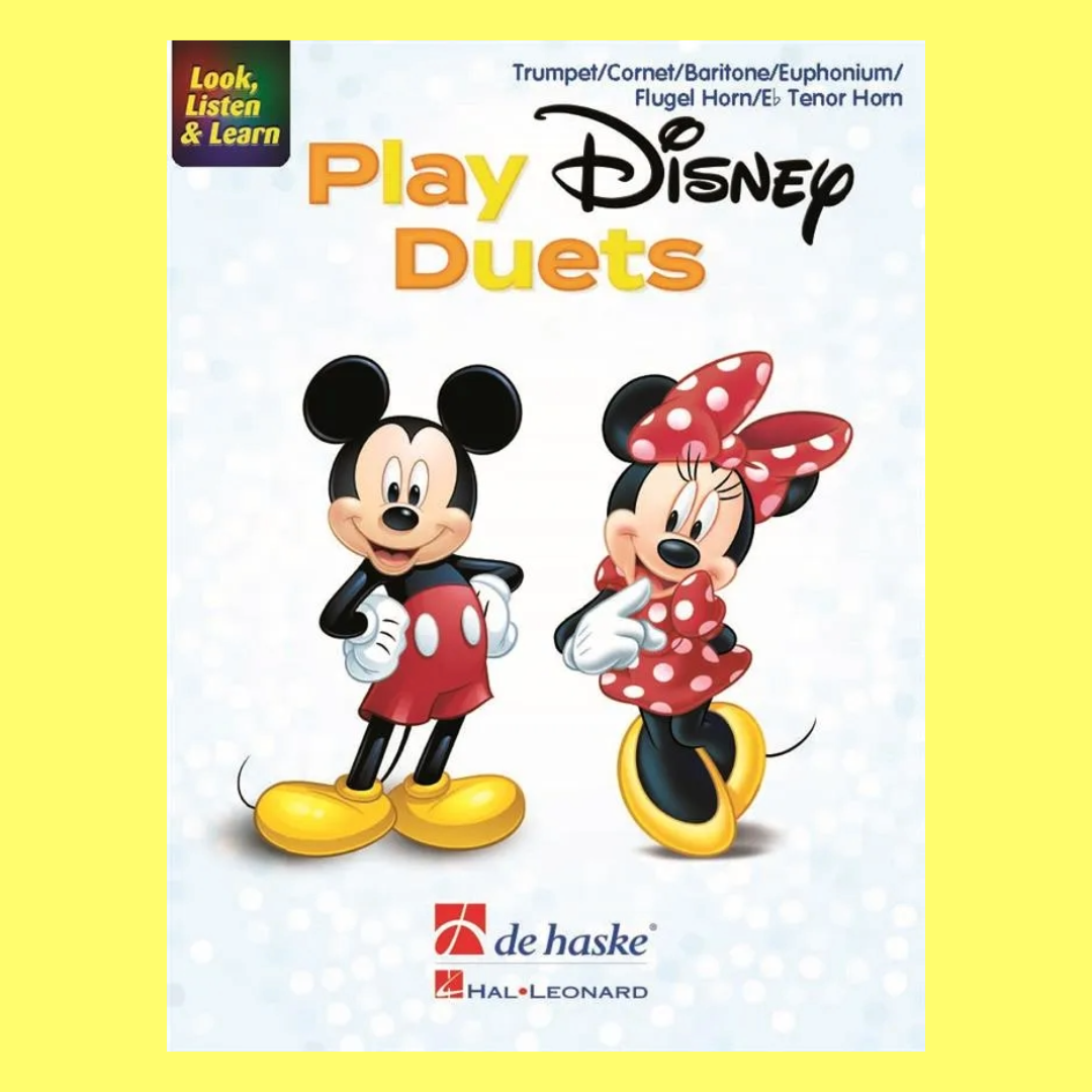 Look Listen & Learn - Play Disney Duets For Trumpet Book – Music2u.com.au
