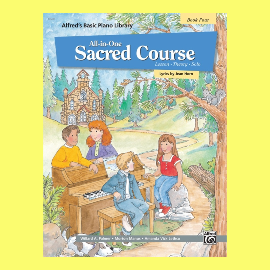 Alfred's Basic Piano Library - All-in-One Sacred Course Book 4 ...