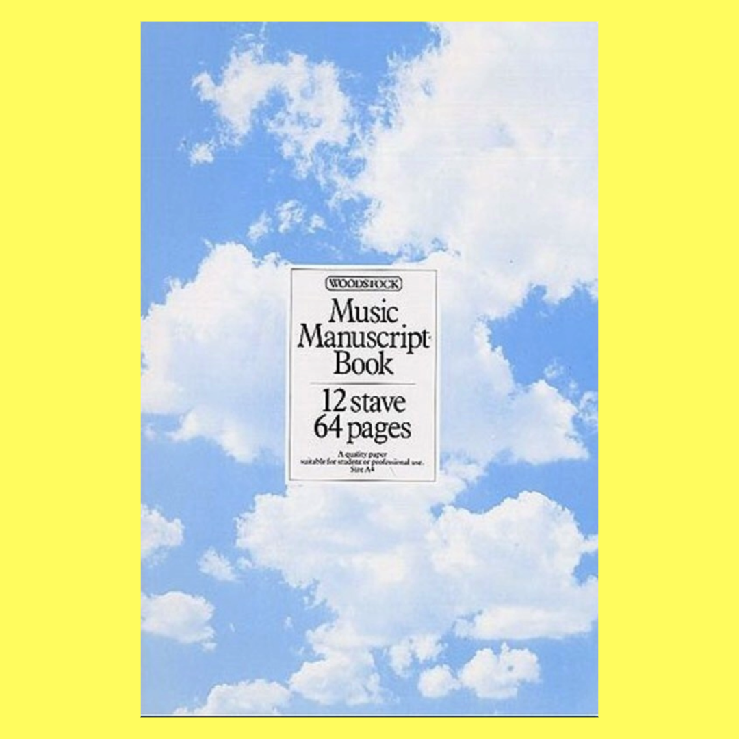 A4 Spiral Bound Manuscript Book - 12 Stave (32 pages) – Music2u.com.au