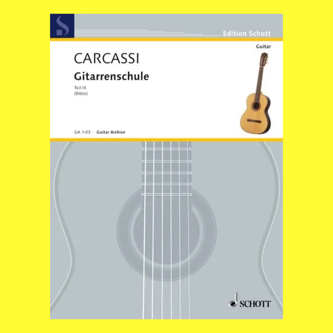 Carcassi - Complete Guitar Method Book 3 – Music2u.com.au