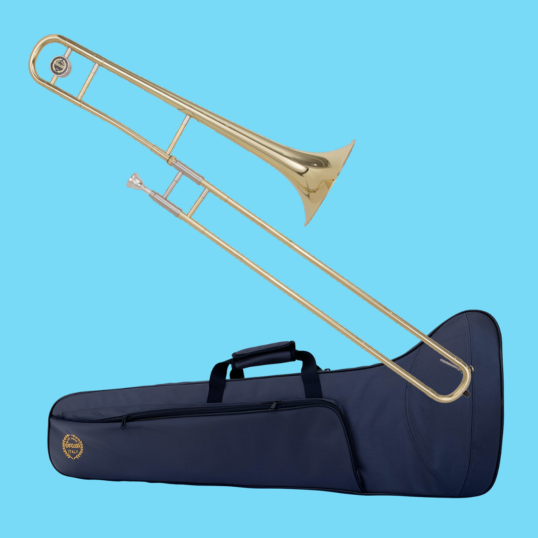 Gradeassi GradeTRB150MKII Bb Gold Lacquer Trombone with Case – Music2u ...
