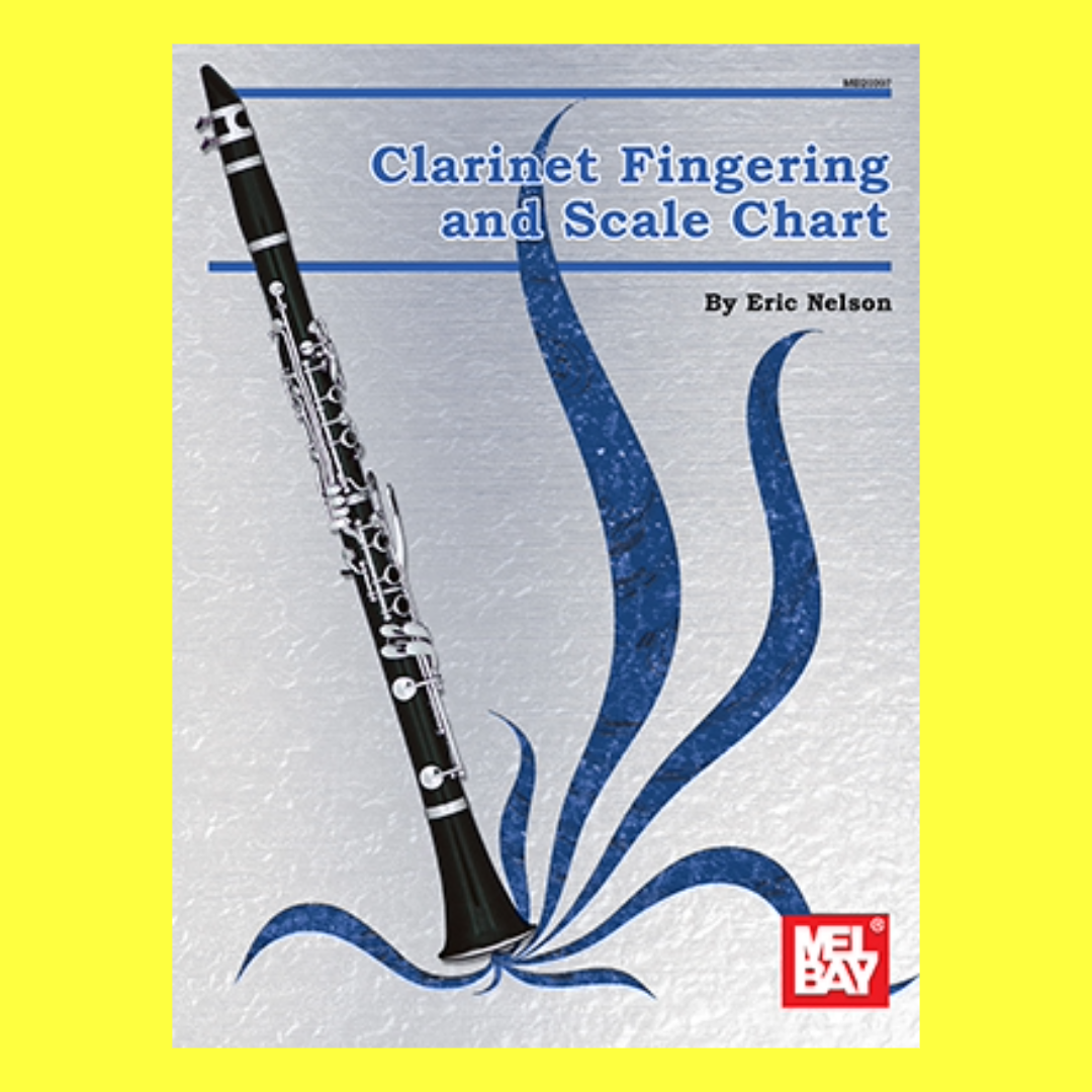 Clarinet Fingering and Scale Chart (22.23cm x 29.85cm) – Music2u.com.au