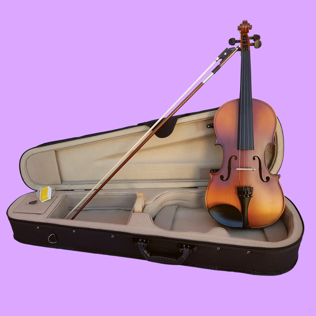 Vivo Neo 1/4 Student Violin Outfit with Case & Bow (Beginner Violin ...