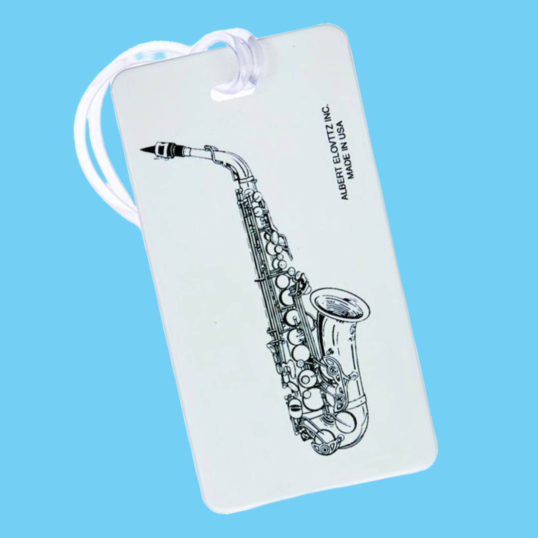 ID Tag - Saxophone Design – Music2u.com.au