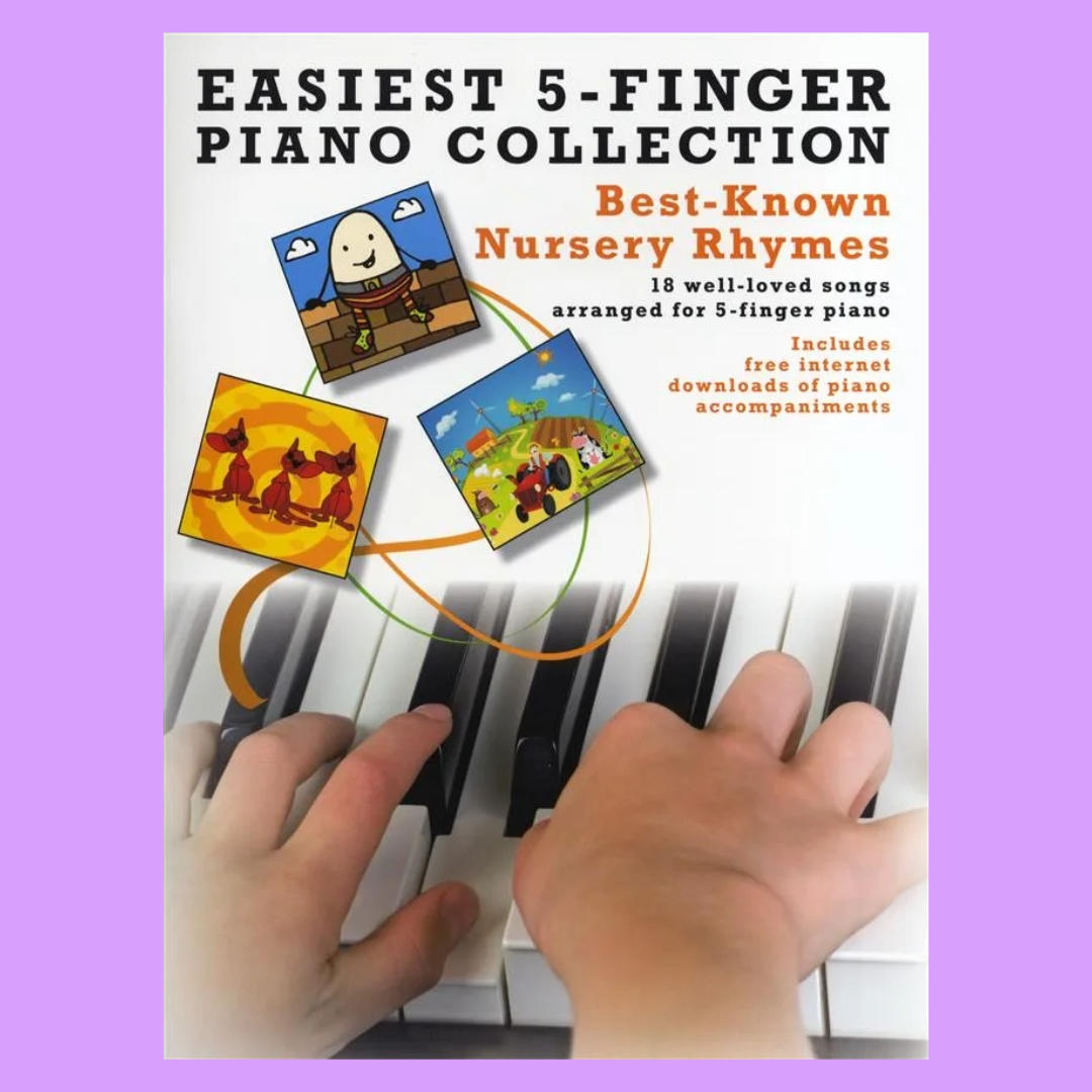 Easiest 5-Finger Piano Collection - Nursery Rhymes Book – Music2u.com.au