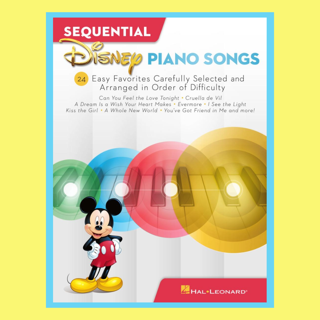 Sequential Disney Piano Songs - Easy Piano Book – Music2u.com.au
