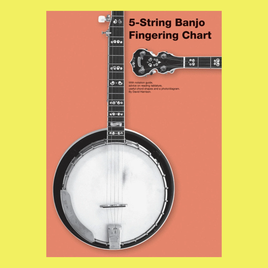 5 String Banjo Finger Chart – Music2u.com.au