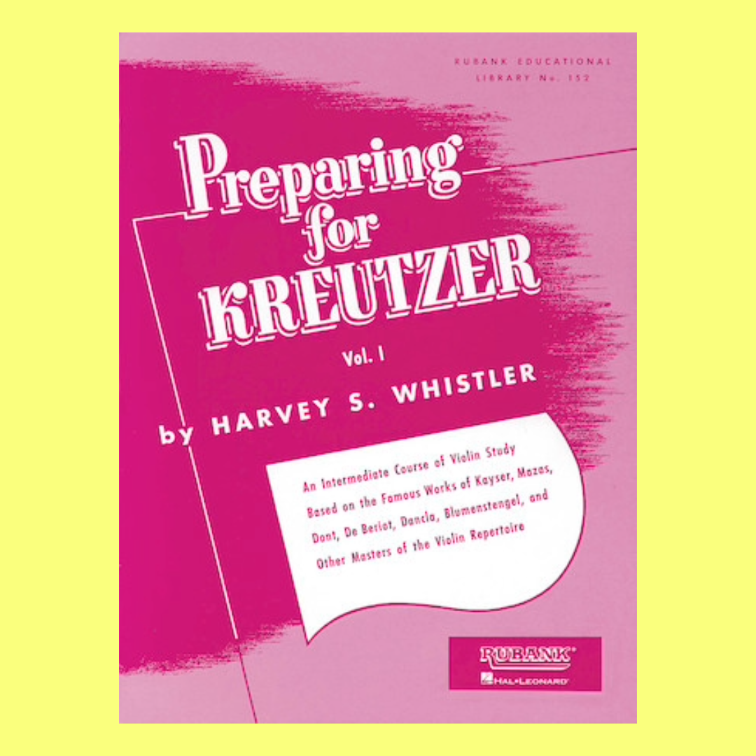 Rubank - Preparing For Kreutzer Violin Book 1 (Intermediate) – Music2u ...