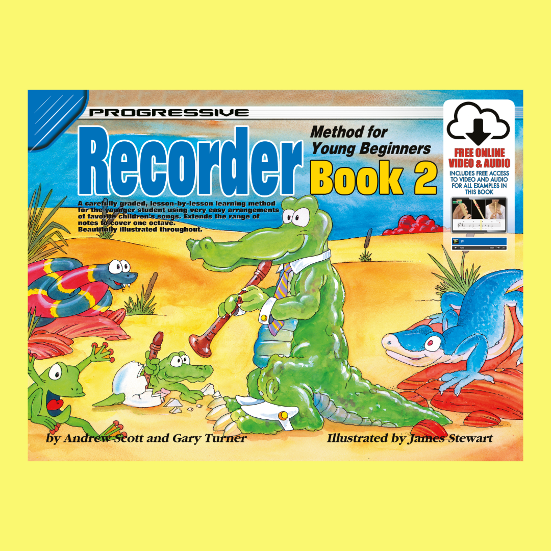 Progressive Recorder Method Book 2 - Perfect for Young Beginners (Book ...