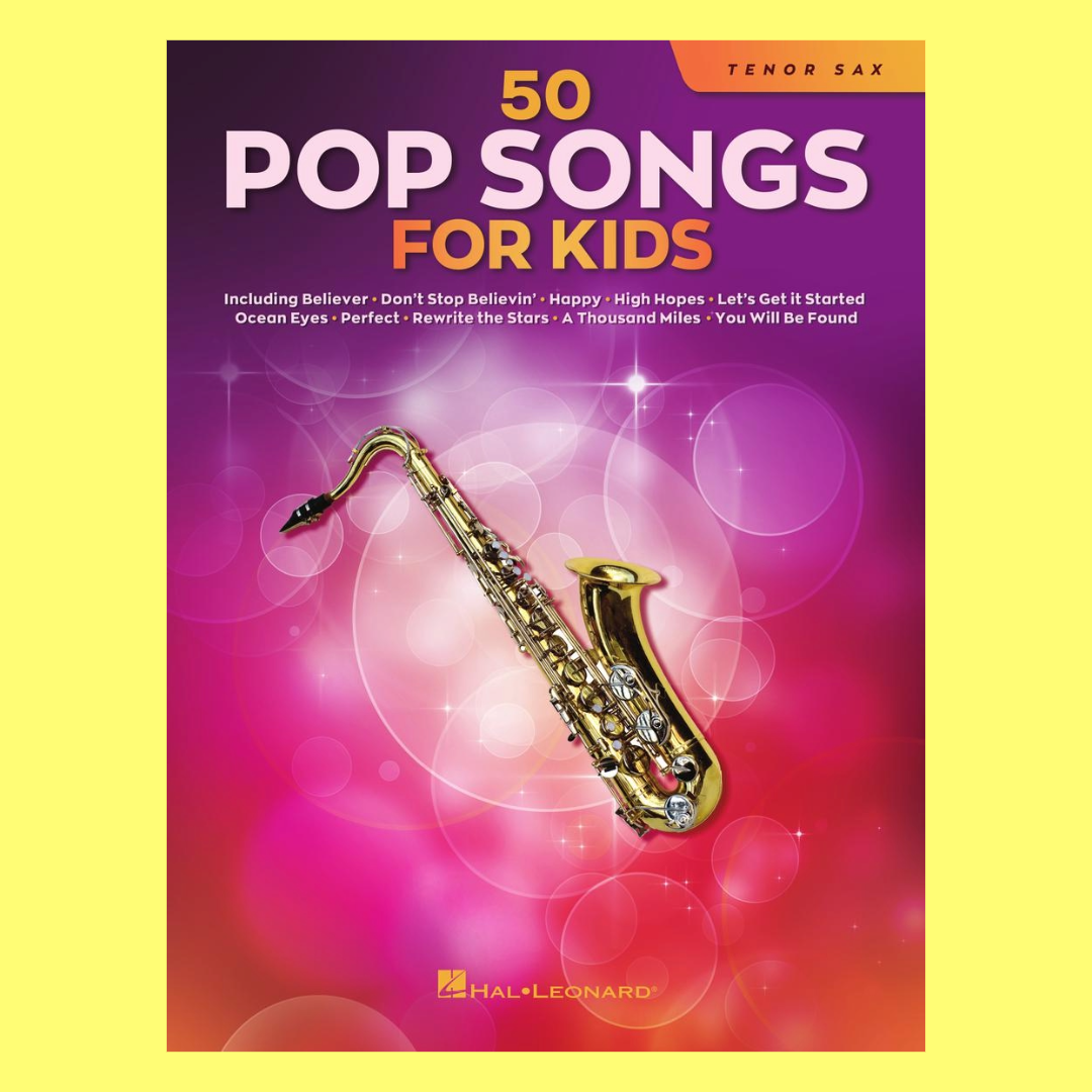 50 Pop Songs for Kids for Tenor Saxophone Book – Music2u.com.au