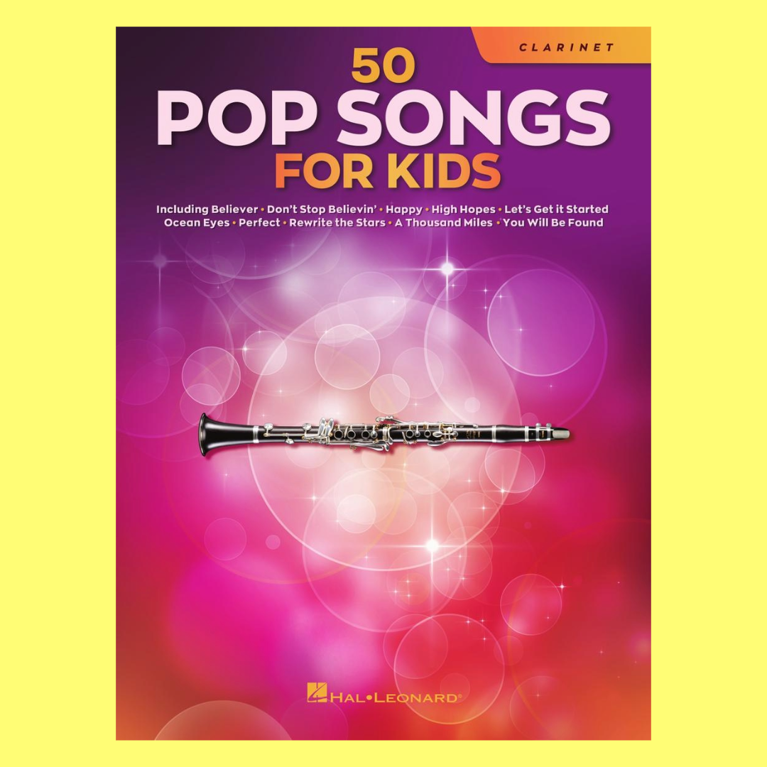 50 Pop Songs for Kids for Clarinet Book – Music2u.com.au