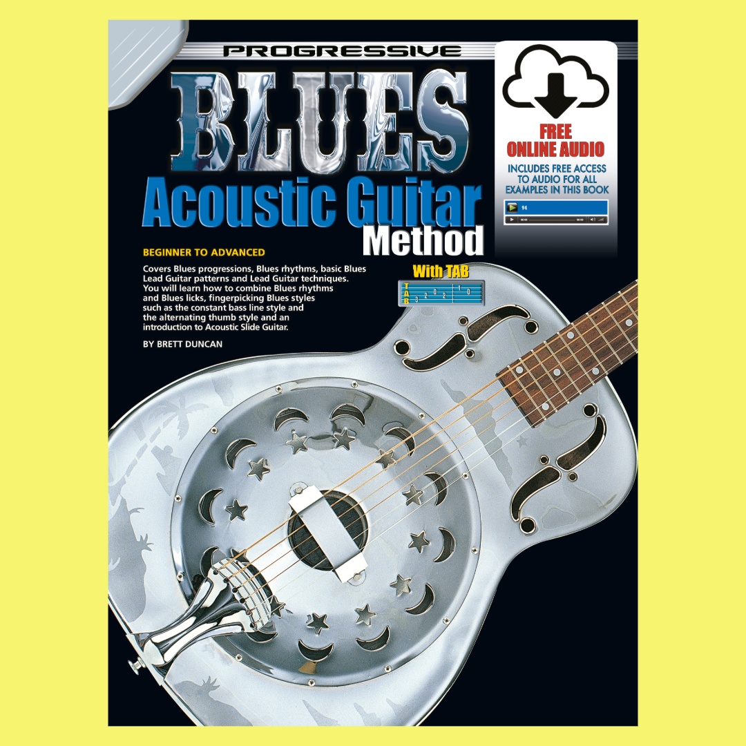 Progressive Blues Acoustic Guitar Method Book/Online Audio – Music2u.com.au