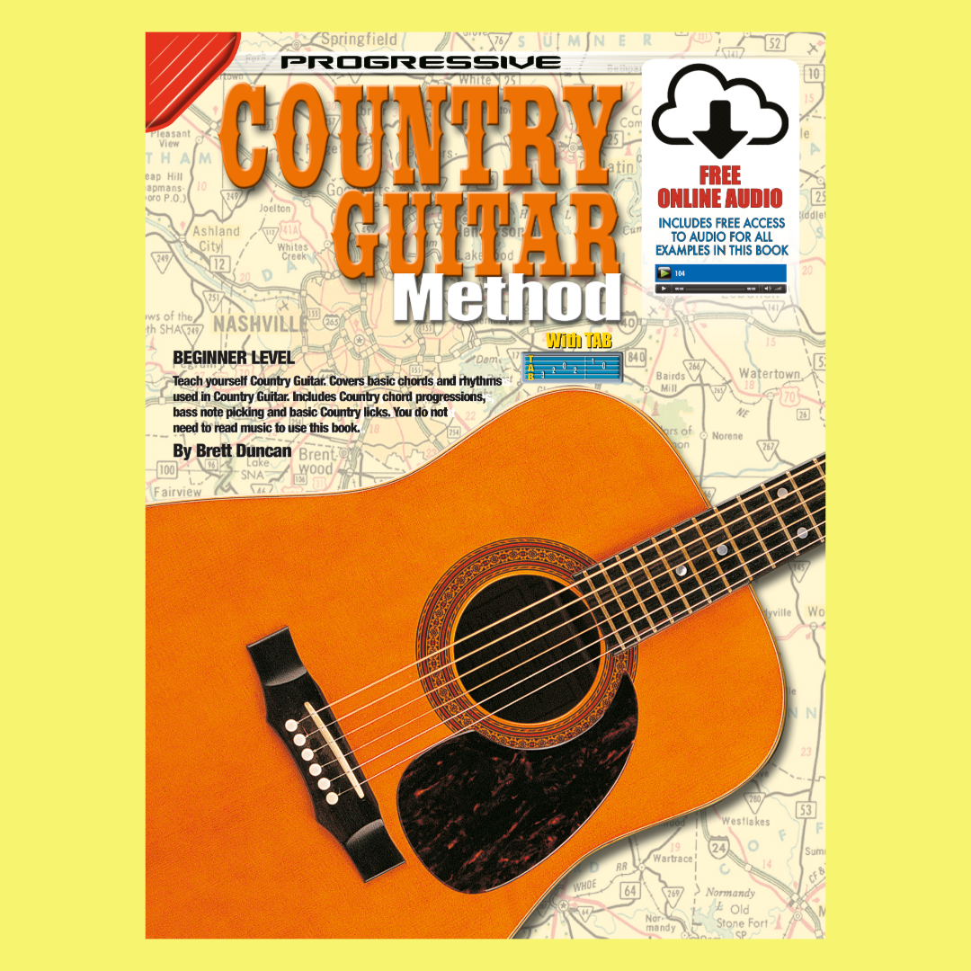 Progressive Country Guitar Method Book/Online Audio – Music2u.com.au