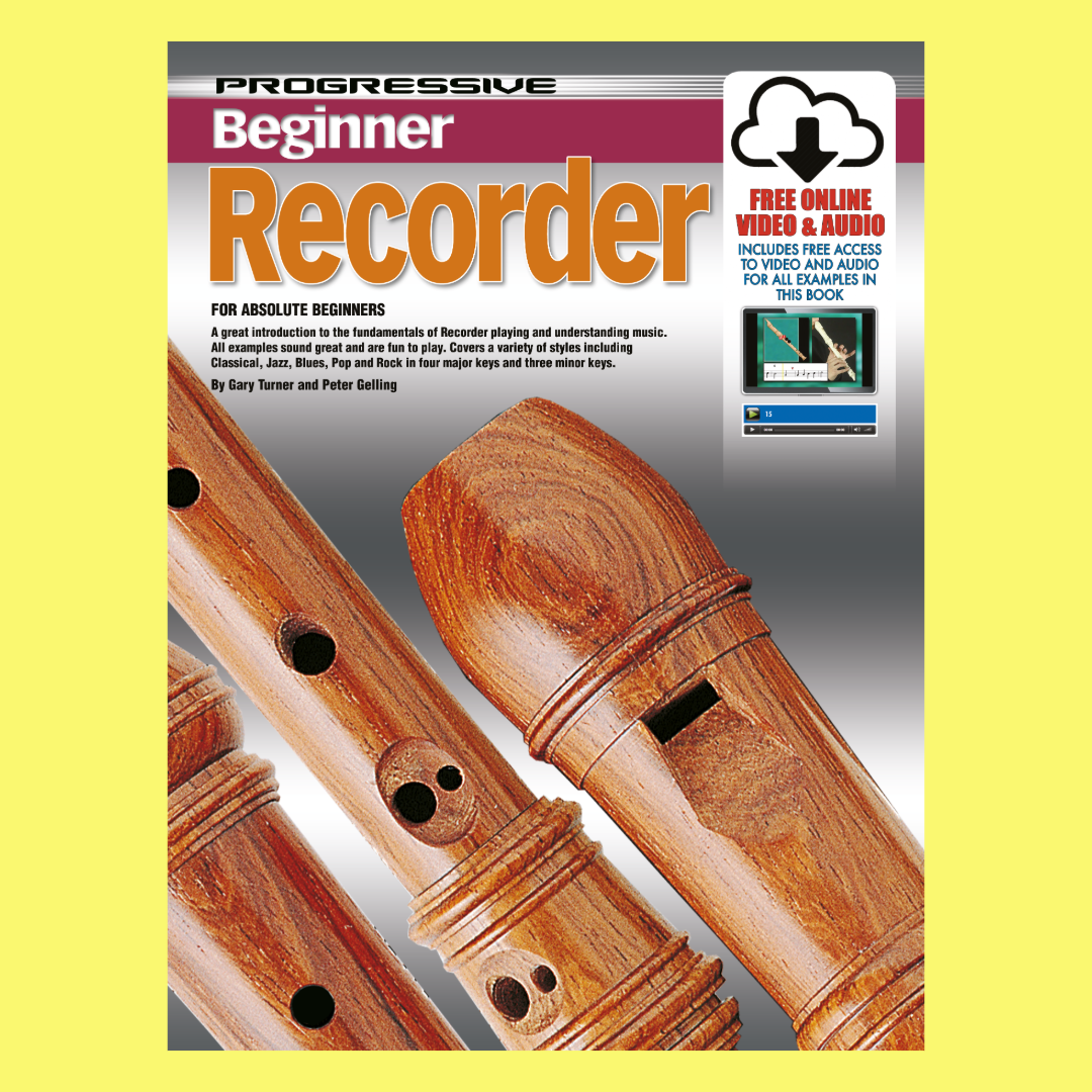 Progressive Beginner Recorder Book/Online Audio – Music2u.com.au