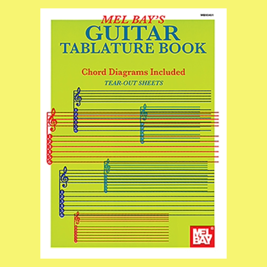 Guitar Tab & Manuscript Book (Treble Clef & Tab) 48 Pages – Music2u.com.au