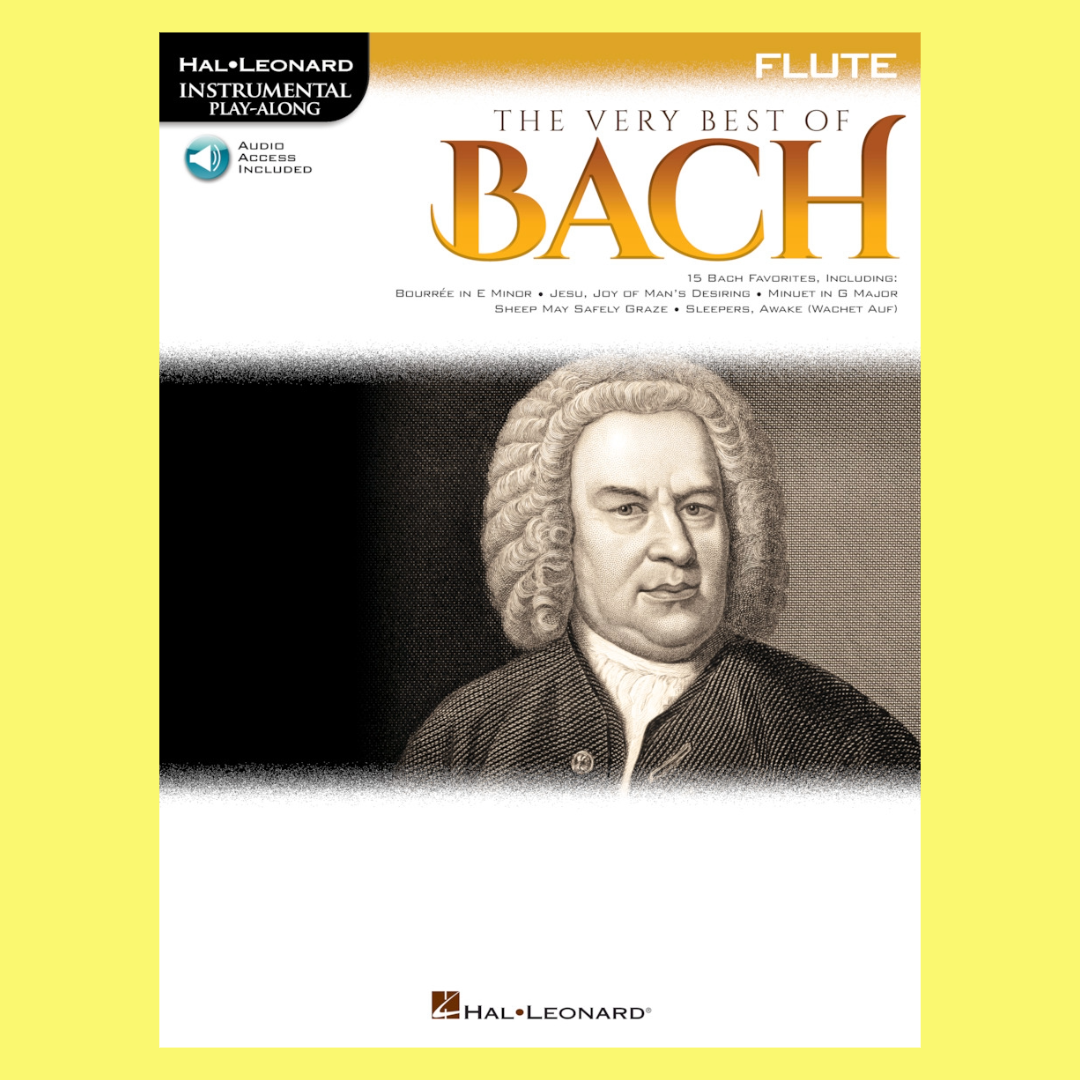 The Very Best Of Bach For Flute - Play Along Book/Online Audio ...