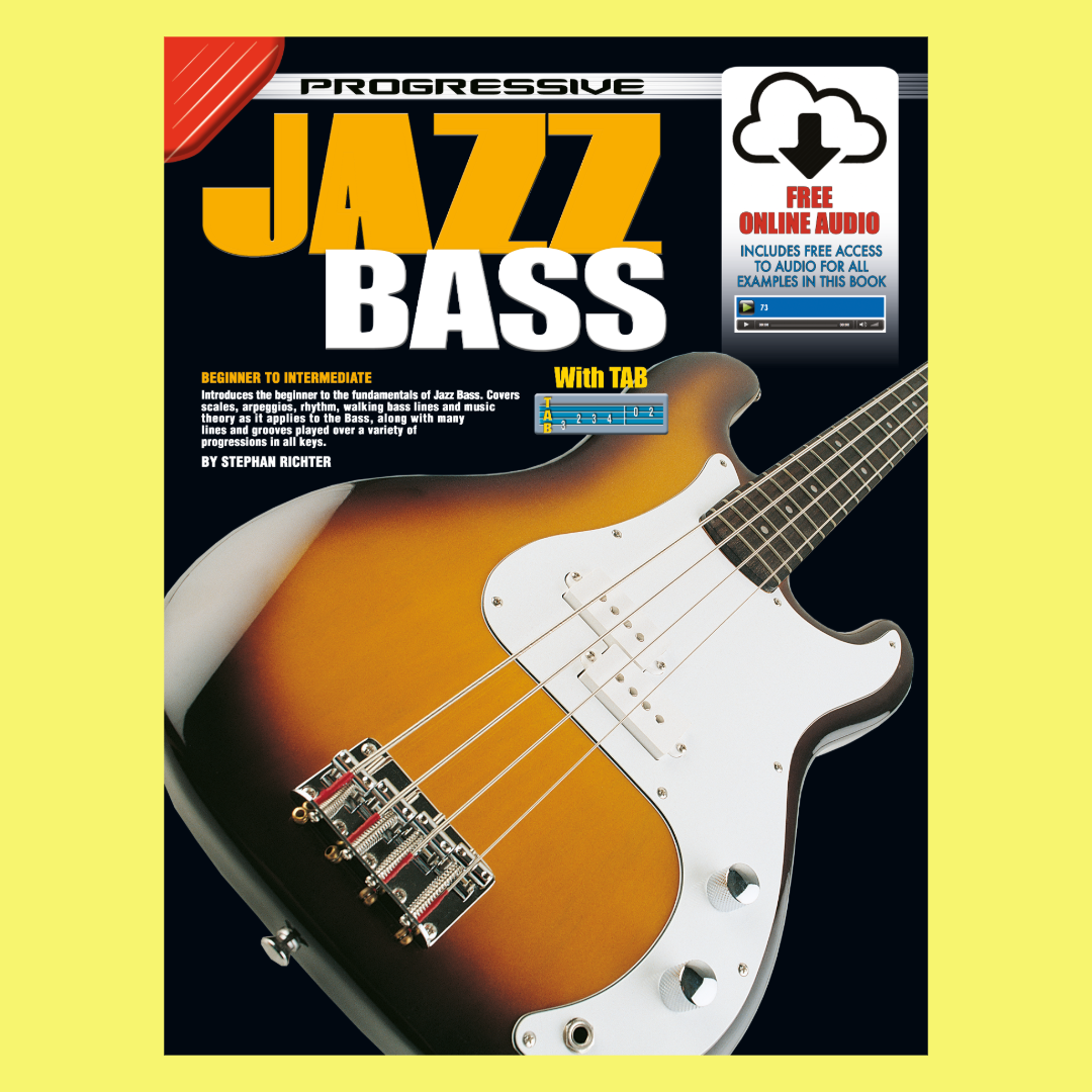 Progressive Jazz Bass Book/Online Audio – Music2u.com.au